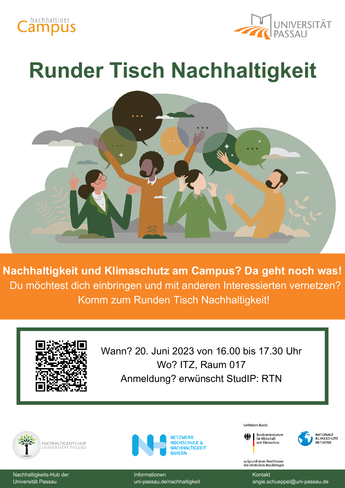 Runder Tisch Nachhaltigkeit am 20. Juni • Universität Passau